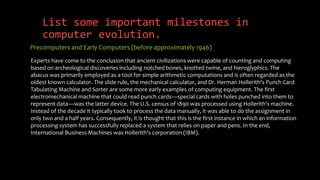 Intro to Computing Presentation Project . | PPT