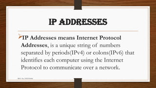 Introduction to Email, internet protocols | PPTX | Email | Internet