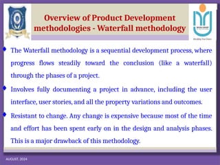 Product development methodologies and management | PPTX