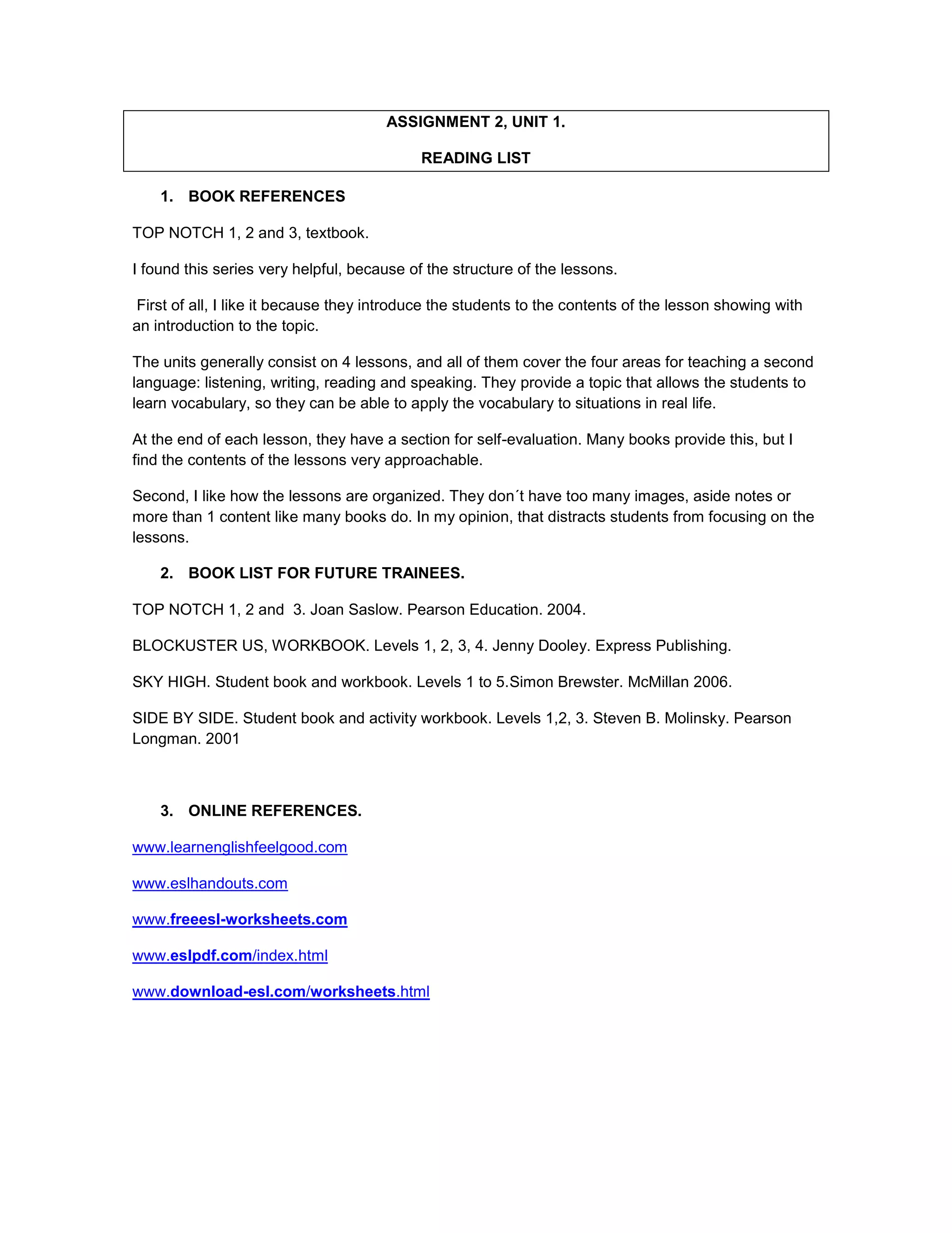 Assignment1.2 unit1 | DOCX