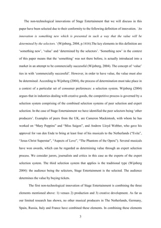 Strategy and non-technological innovation | PDF | Theater Venues ...