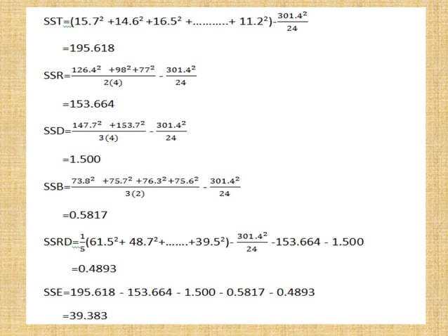 General Factor Factorial Design | PPT
