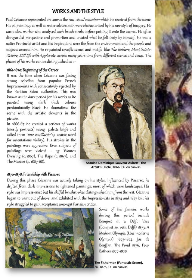 Paul Cezanne: Analysis of Works | PDF