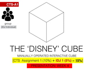 Assignment 1: The Interactive Disney Cube | PDF