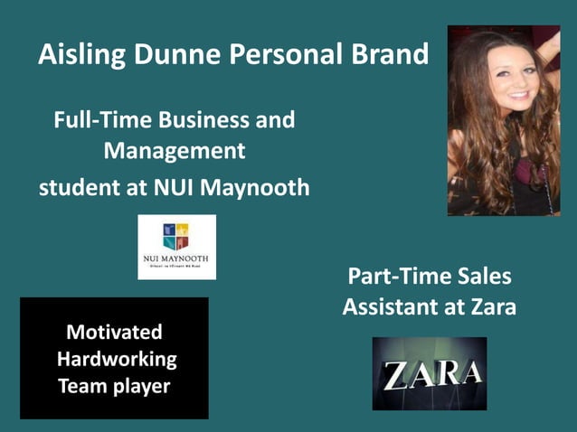 Assignment 1 personal branding plan | PPTX