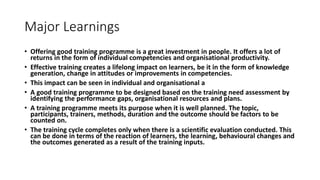 Assignment 1 training and development | PDF