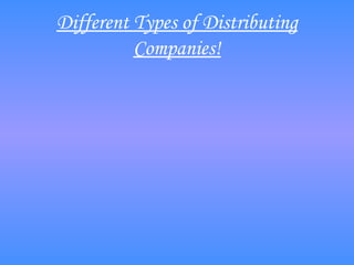 Assignment 10 – film distribution companies | PPT