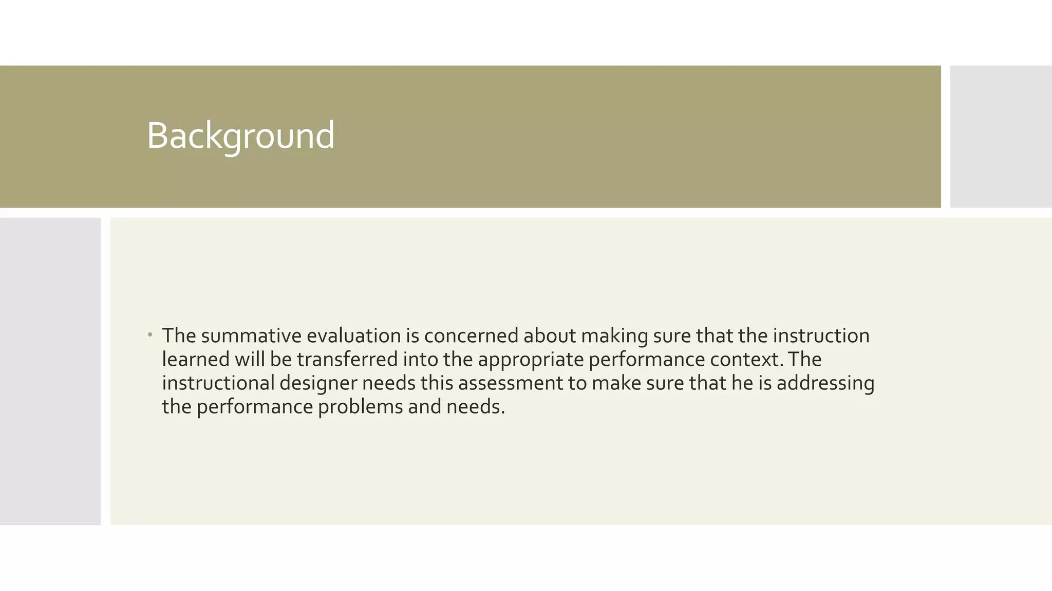 Summative Evaluation PowerPoint | PPT
