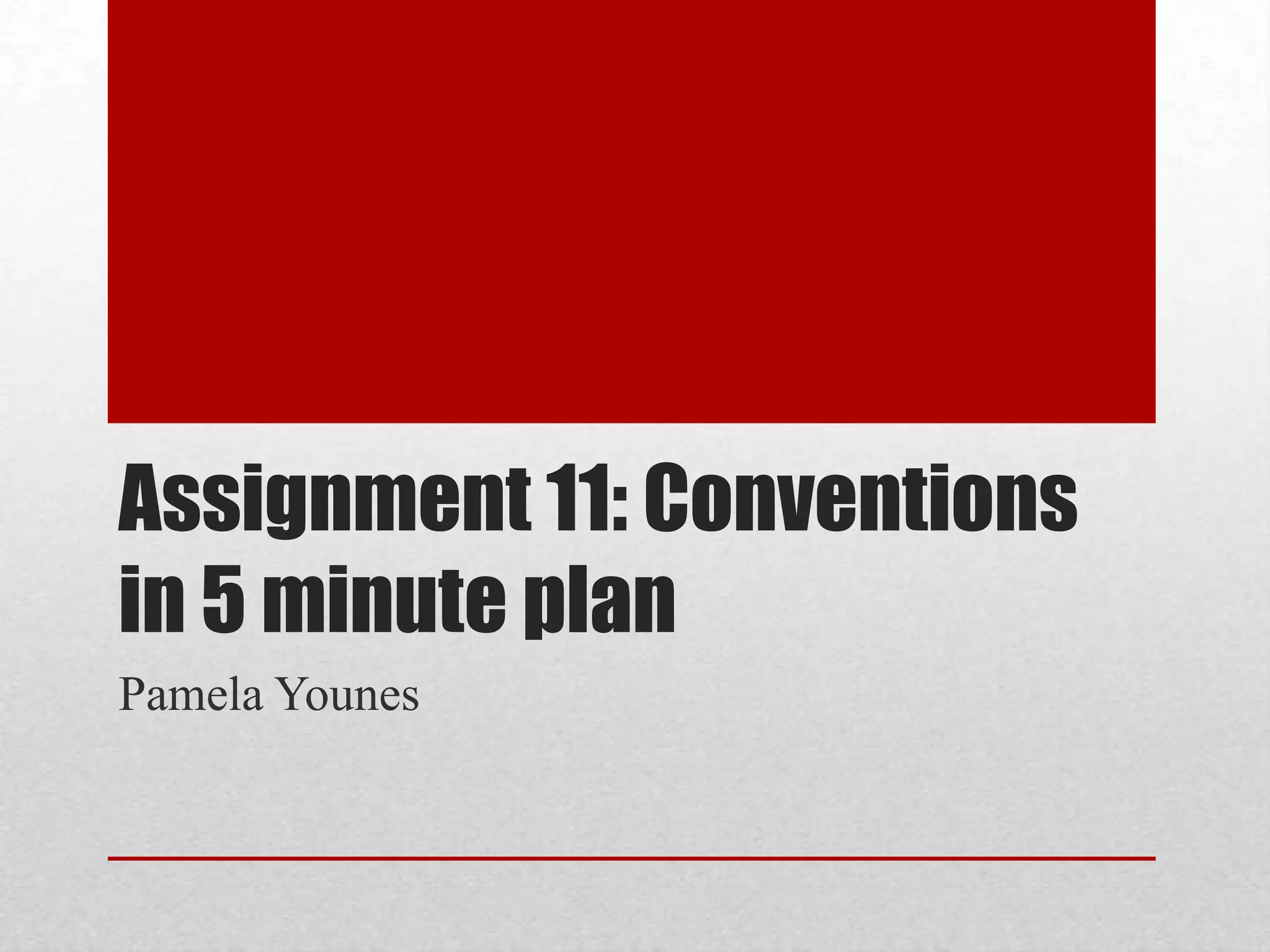 Assignment 11 | PPT