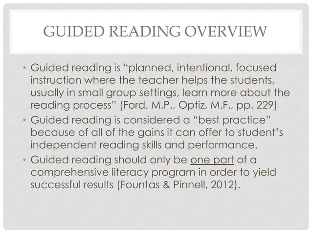 Guided Reading | PPT