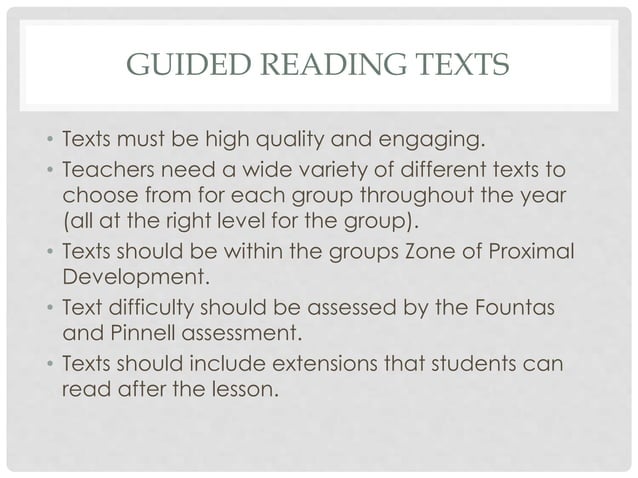 Guided Reading | PPT