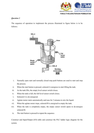 PLC (Ladder Logic Diagram) | PDF