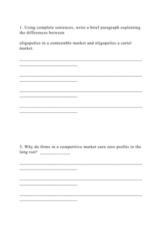 Assignment #12 Market Structures 2 Monopolistic Competition.docx