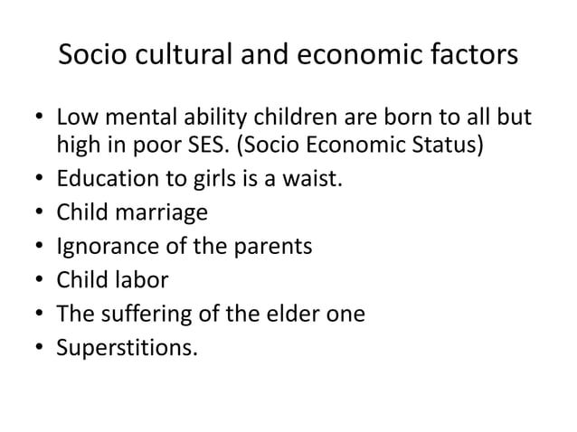 Socio cultural issues | PPTX | Education