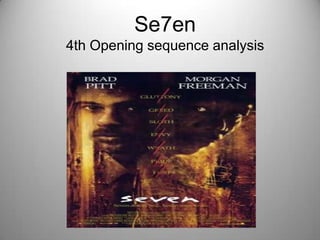 Assignment 14 opening sequence analysis (draft 2) part 3 | PPTX