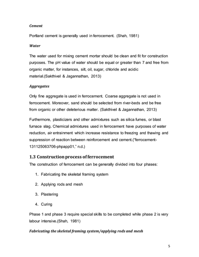 Building Materials assignment 1 (Concrete) | DOCX