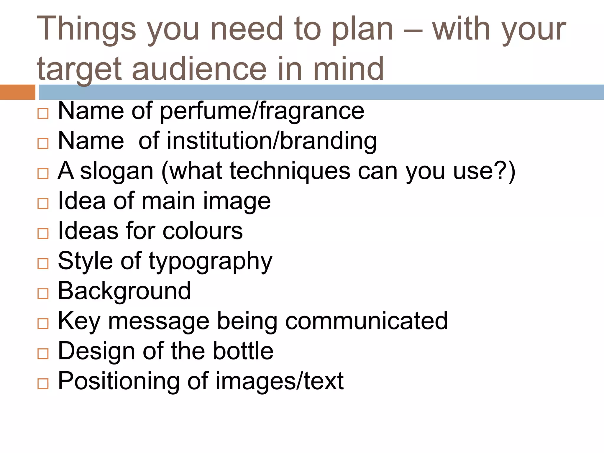 GCSE Media Perfume Advertising | PPT