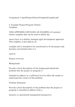 Assignment 1AgileProjectCharterTemplateExample.pdfC Examp.docx