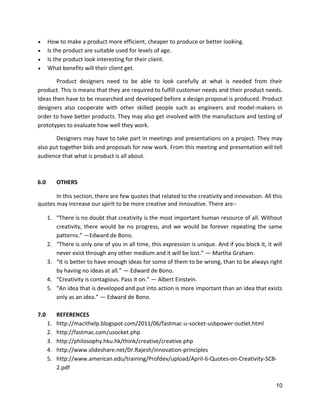 The Principles of Creativity and Innovation | PDF