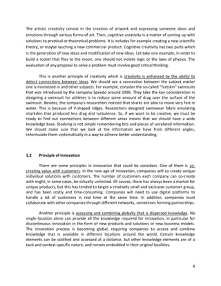 The Principles of Creativity and Innovation | PDF