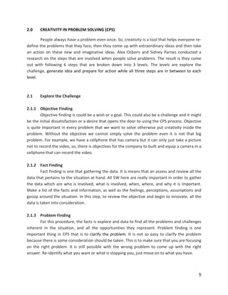 The Principles of Creativity and Innovation | PDF