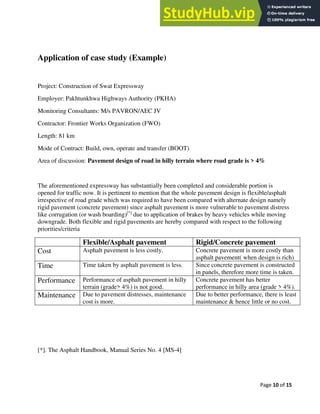 Assignment 1 An Application Of Concepts Of Sustainability And MCA Using ...