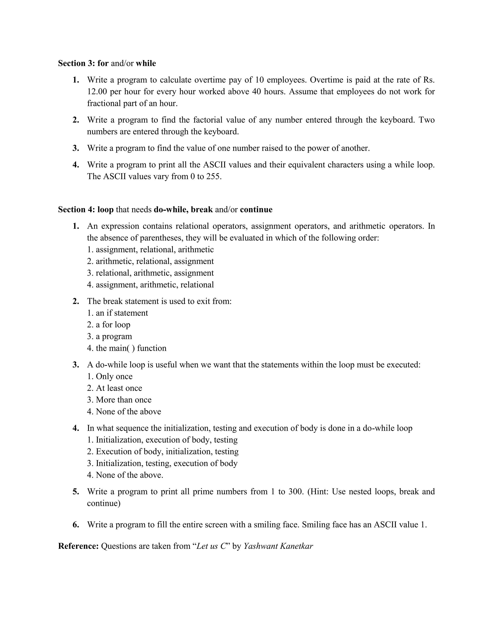 C - Programming Assignment 1 and 2 | PDF | Programming Languages ...