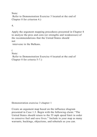 Assignment 1Argument MappingWrite a four to five (4-5.docx | Political Issues & policy | Politics