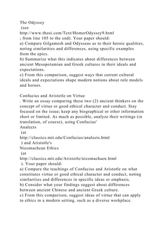 Assignment 1Assignment 2 Project Paper – Comparative Essay.docx