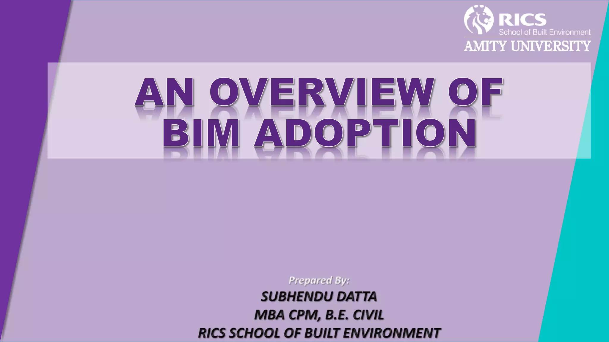 A STUDY ON BIM ADOPTION | PPT