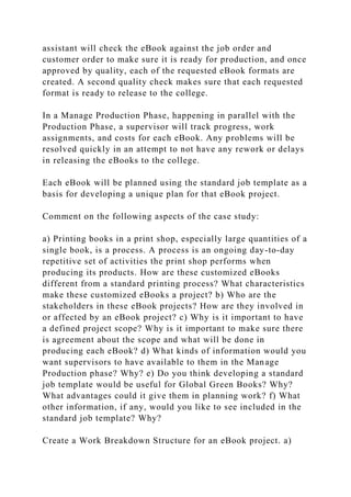 Assignment 1 Competencies for Project Managers Due Week 6 a.docx