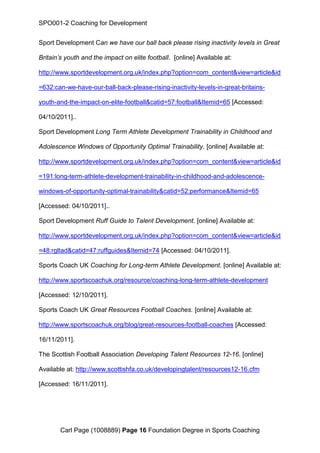 Developing Young Performers (8-16 Years Old) Through The Long Term ...