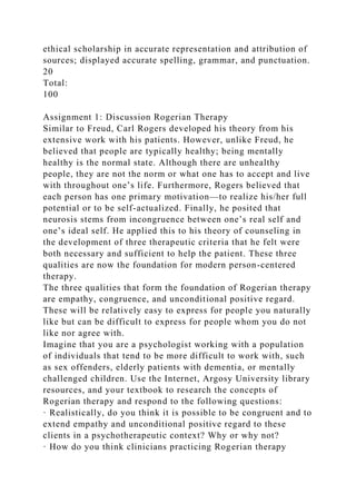 Assignment 1 Discussion—Television CharacterTelevision provides.docx
