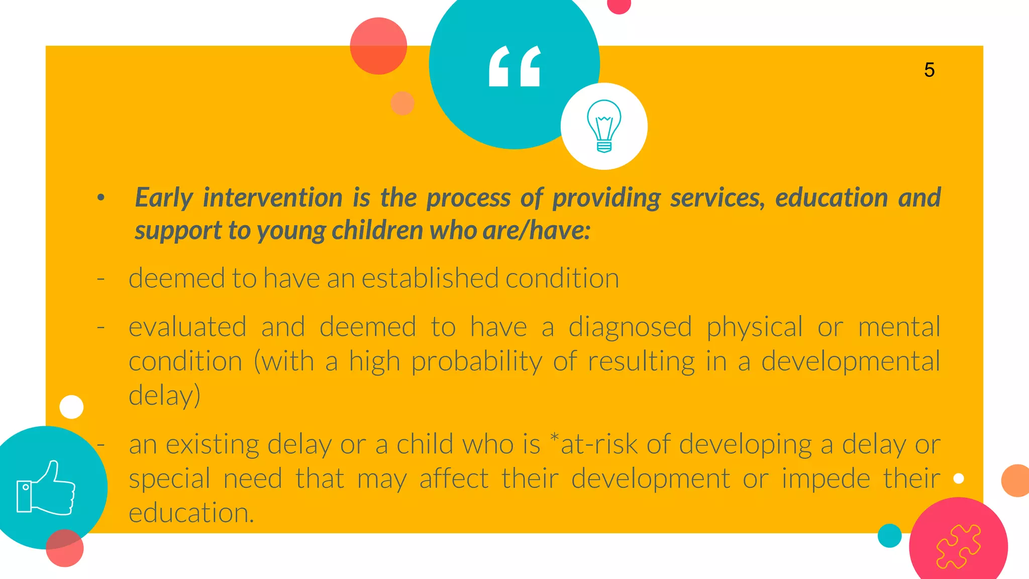 Early Intervention and Developmental Delay | PPTX