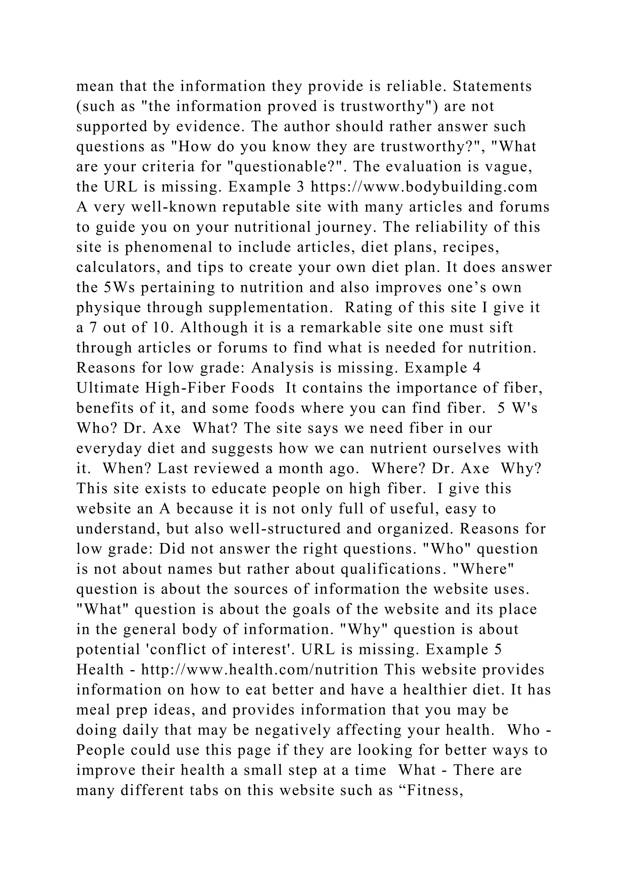 Assignment 1 ExamplesHere are a few examples of submissions for .docx