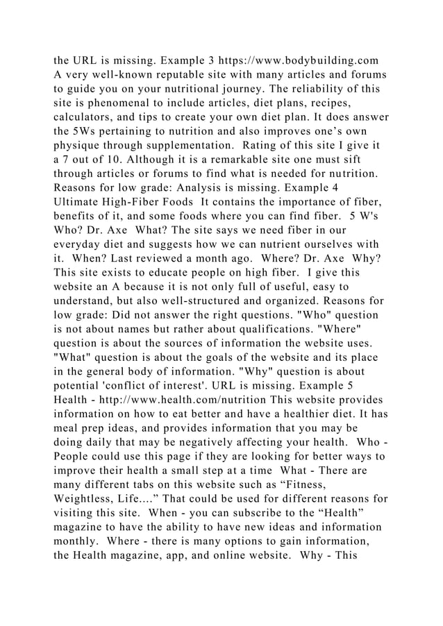 Assignment 1 ExamplesHere are a few examples of submissions for .docx