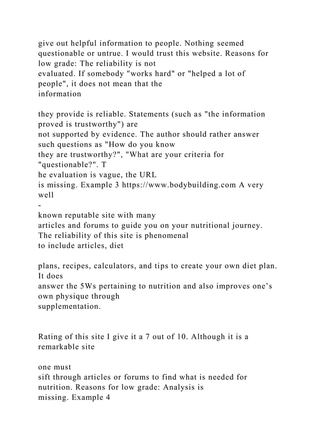 Assignment 1 ExamplesHere are a few examples of submissions for .docx