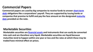indian financial system || short term securities | PPT