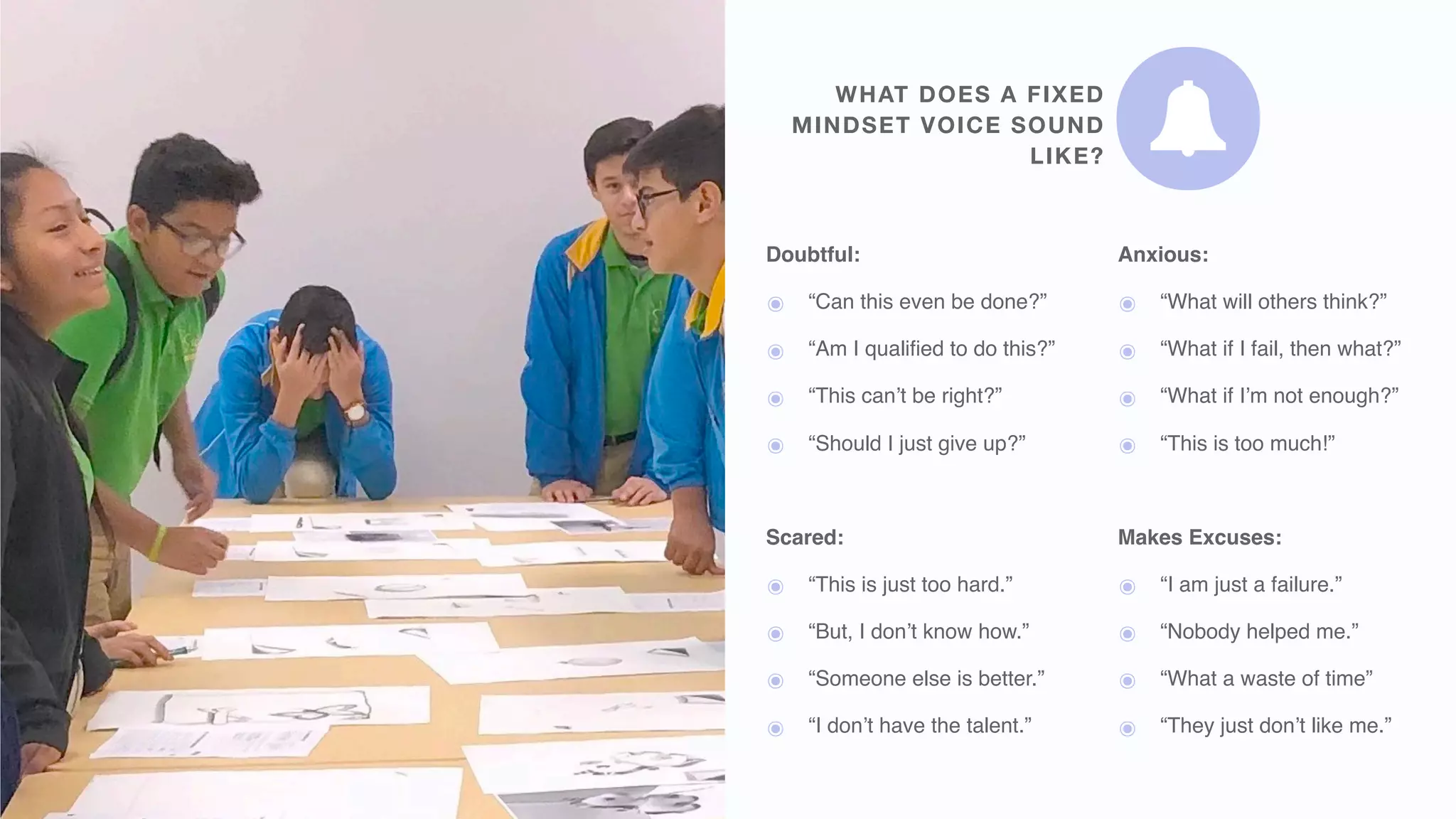 Impact of Growth Mindset slide deck with action plan | PDF