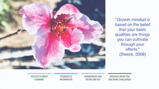 Impact of Growth Mindset slide deck with action plan | PDF