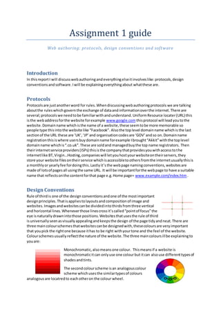 Assignment 1 guide | PDF
