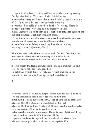 Assignment 1 Hypothetical Machine SimulatorCSci 430 Int.docx