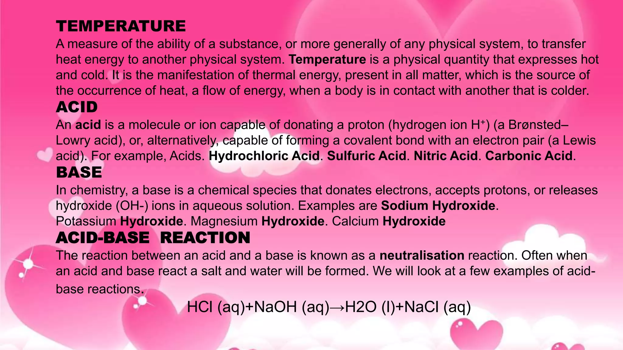 Basic Terminologies IN Chemistry, Applications of Inorganic Chemistry ...