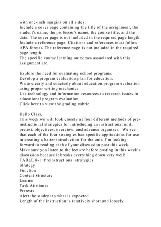 Assignment 1 is the first part of a five-part project to plan the .docx