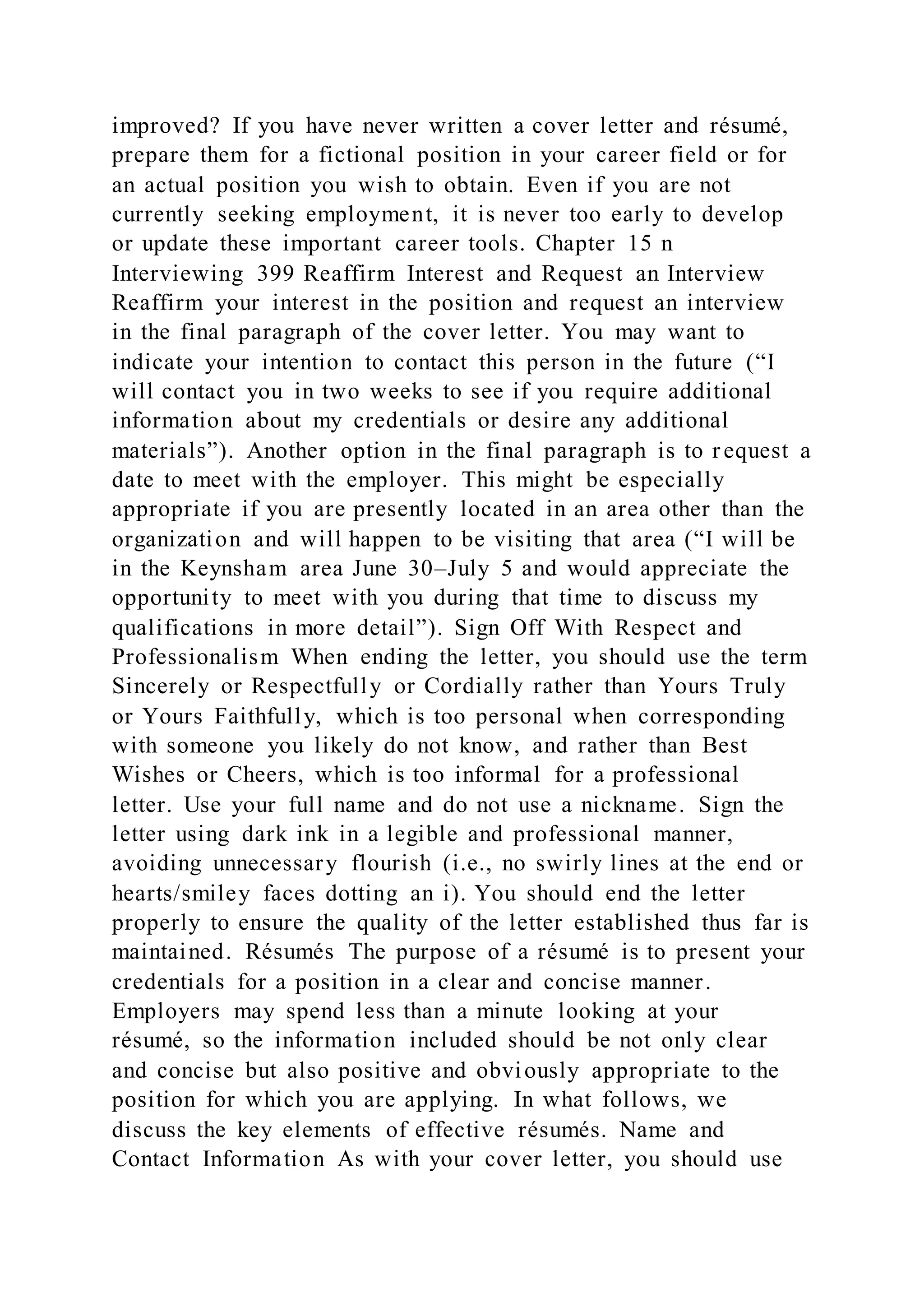 Assignment #1 job interview presentation for the purpose of thi | DOCX