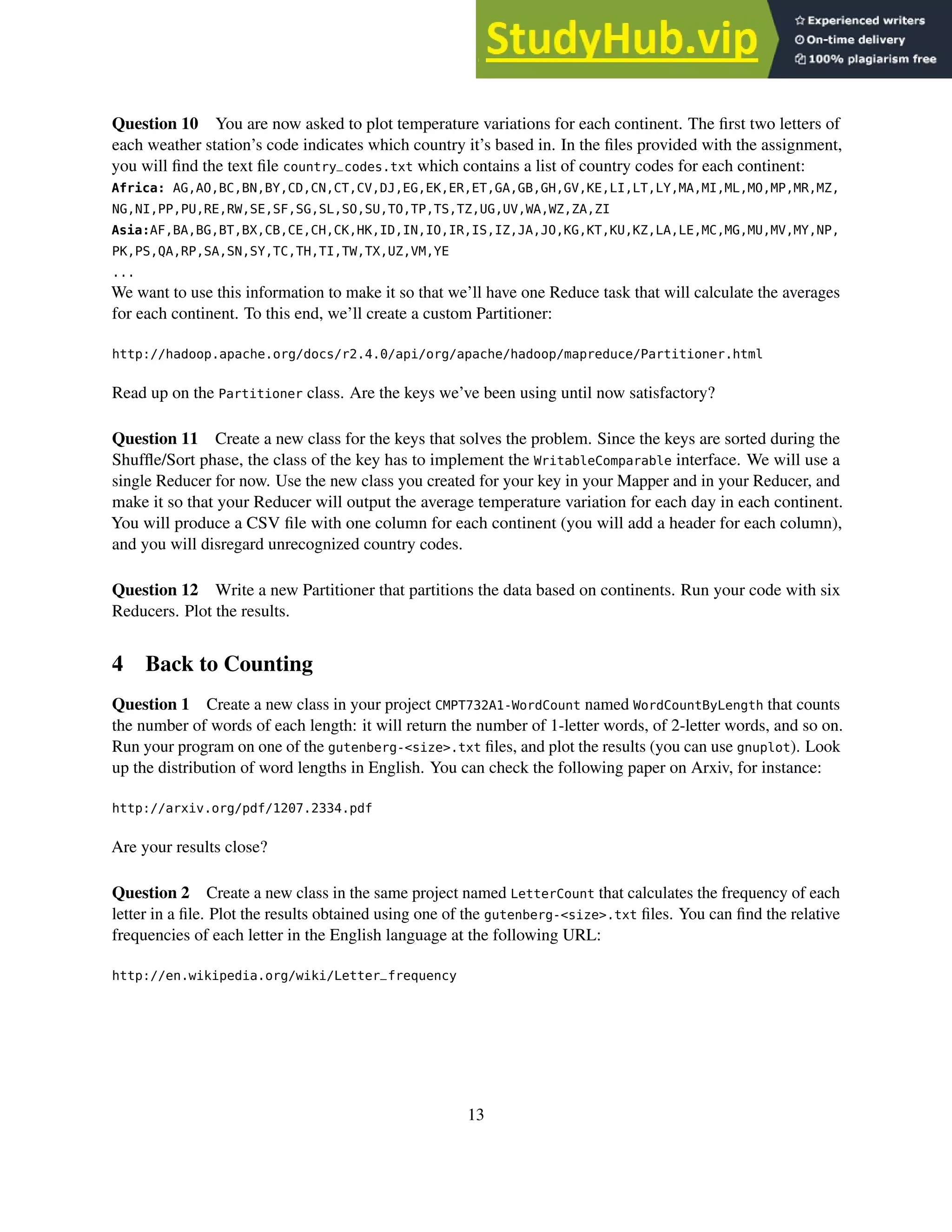 Assignment 1 MapReduce With Hadoop | PDF