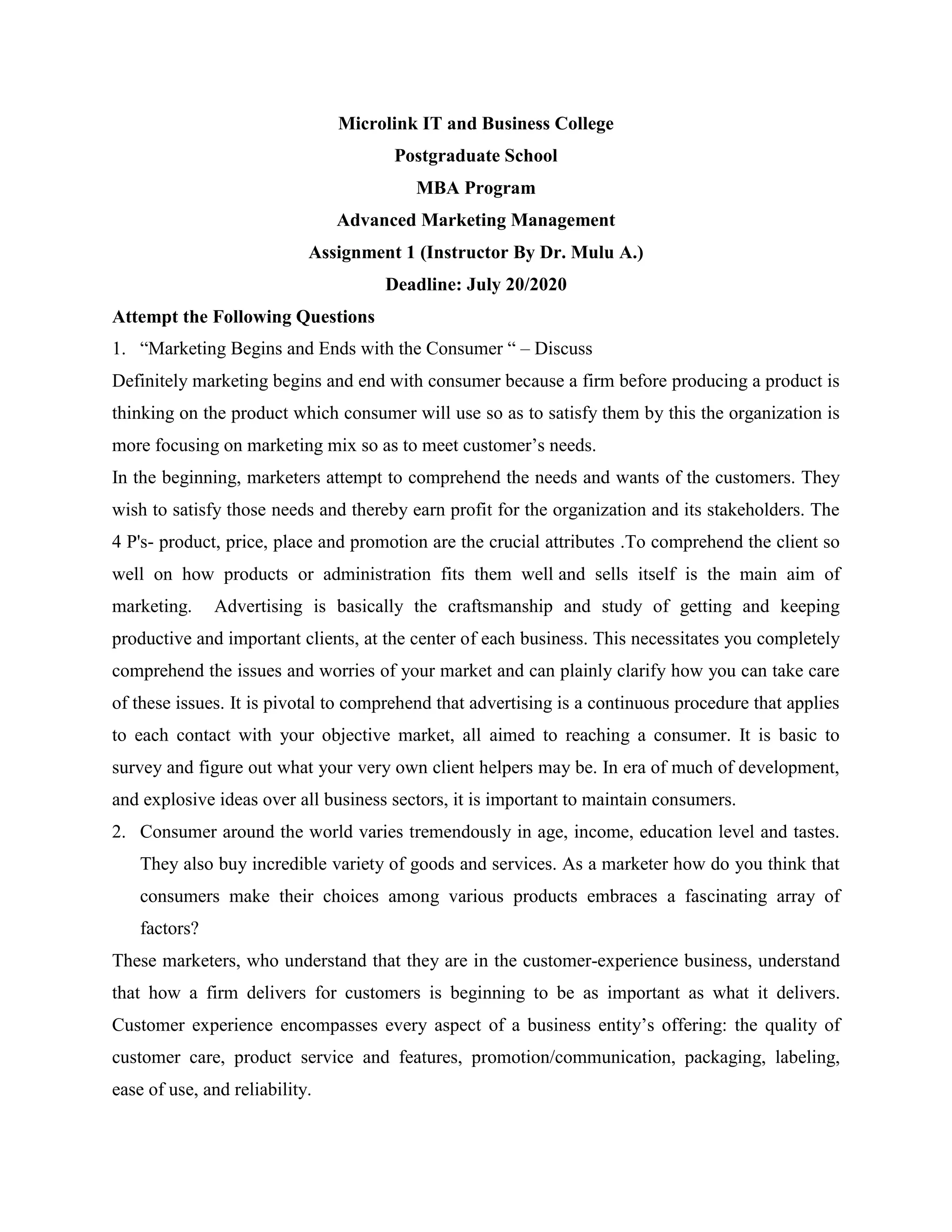 Assignment 1 (marketing).doc