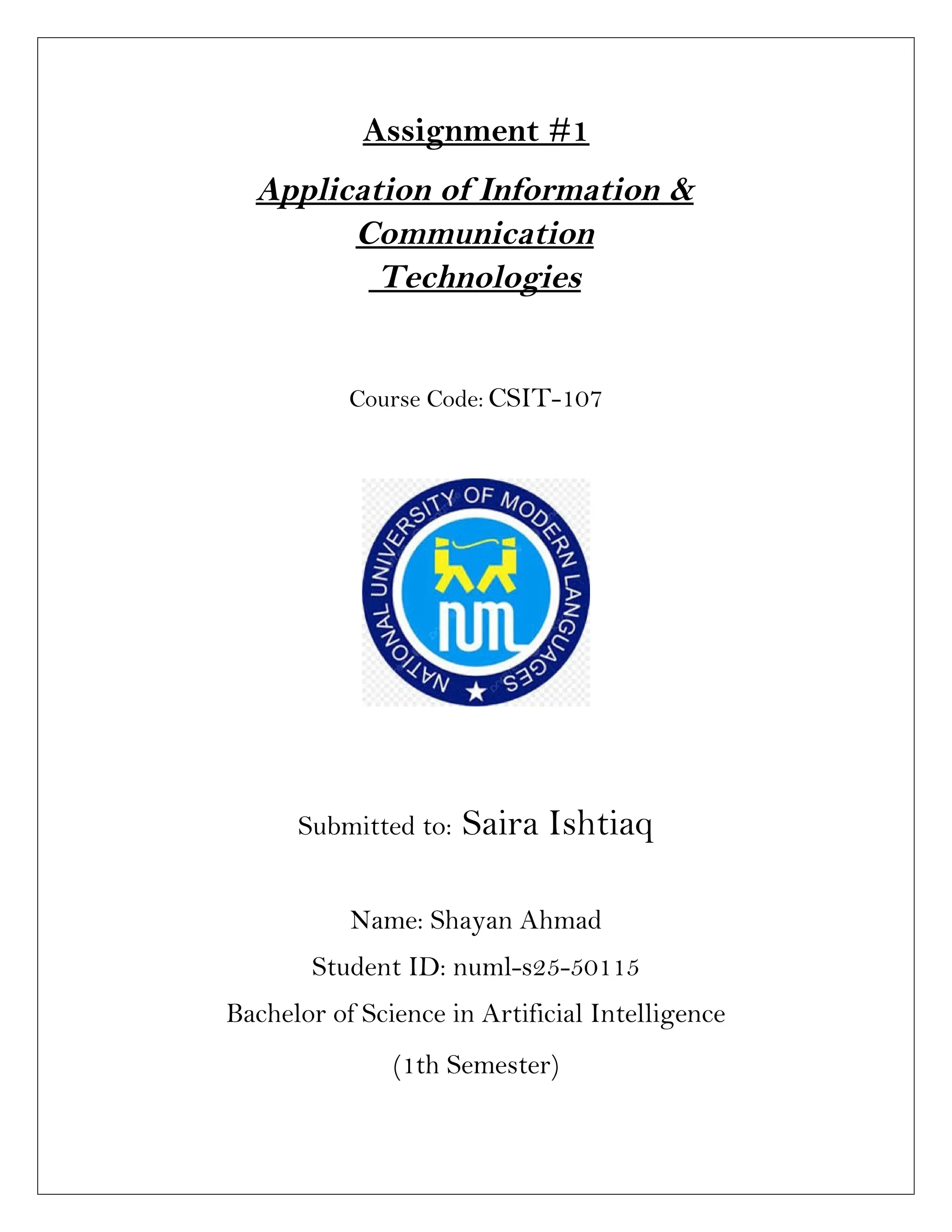 Assignment_#1 of aict full interestd data | DOCX