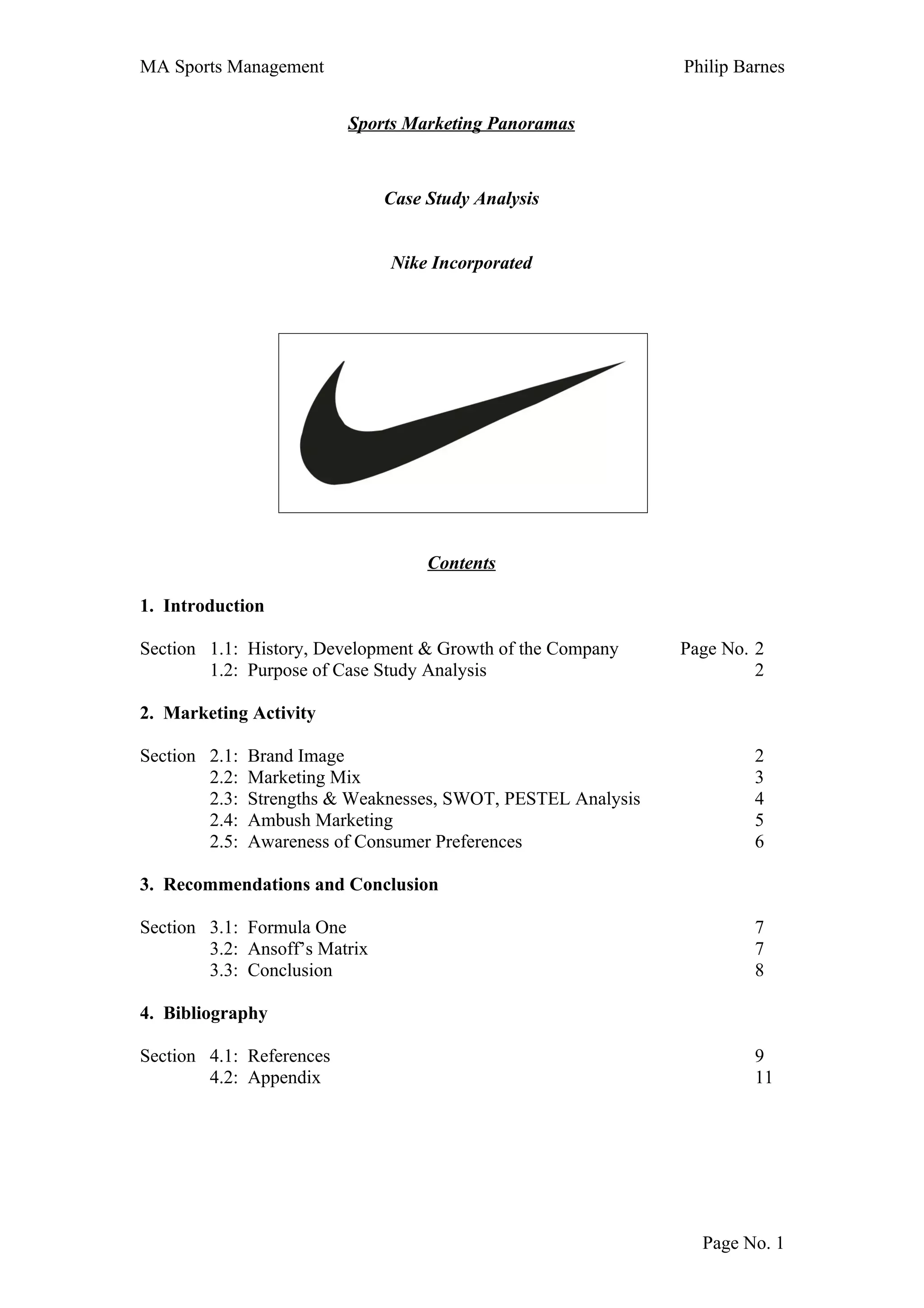 Nike Marketing Analysis | DOC