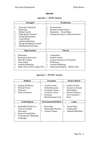 Nike Marketing Analysis | DOC